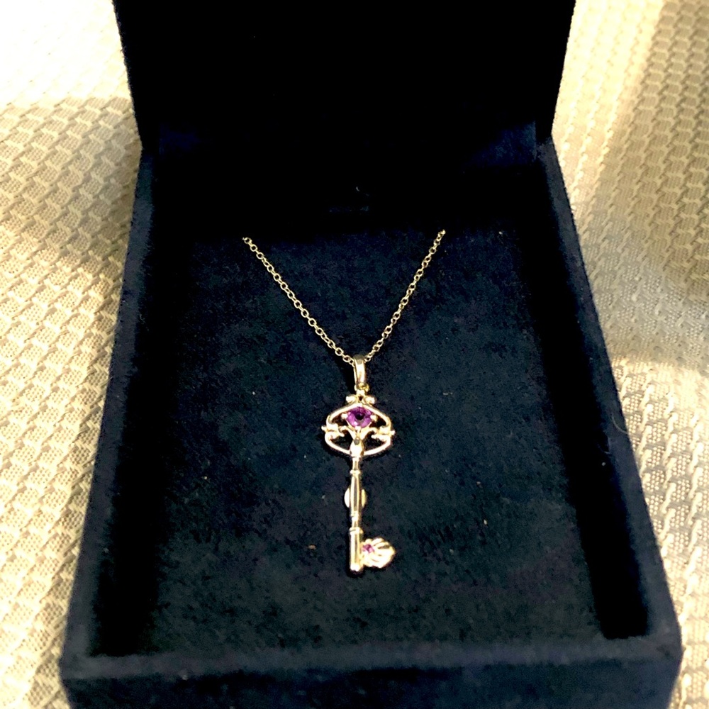 Enchanted Disney Ariel Inspired Shell Key Pendant Nec… - Gem